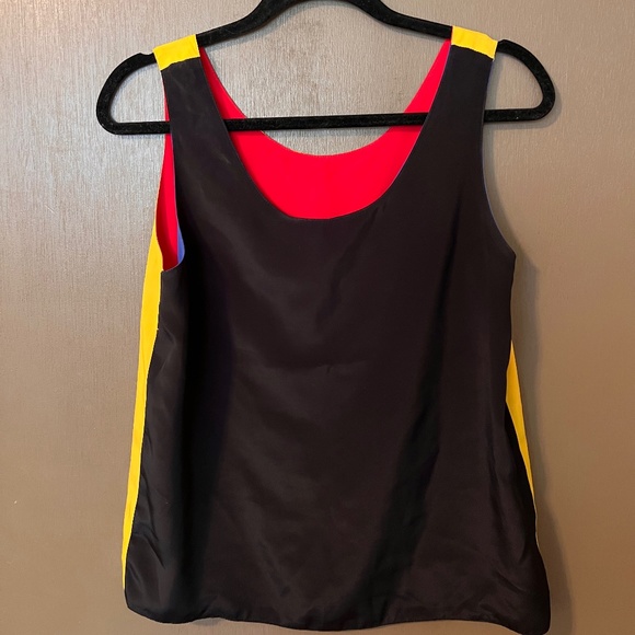 Tops | Vintage Colorblock Reversible Tank Top | Poshmark